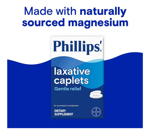 Phillips Laxative Caplets, Com Suplemento De Magnésio De De – Personall ...