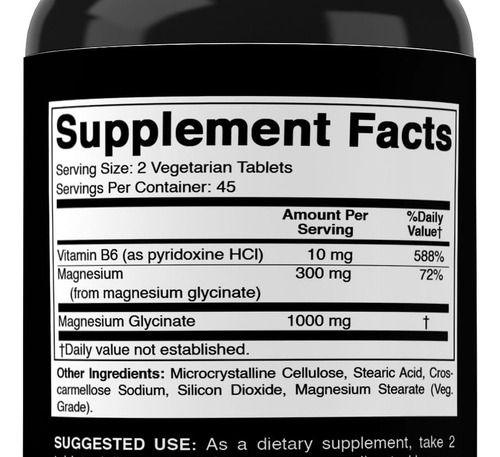 Comprar Vitabod Glicinato De Magnésio 1000 Mg - 90 Comprimidos preço no ...
